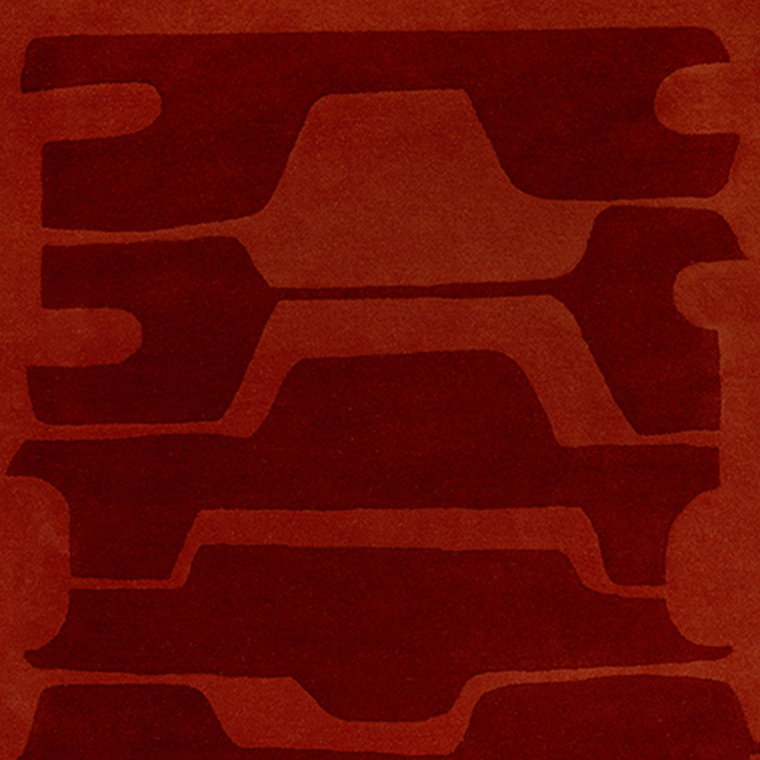 Benares Rust Rug - Bauhaus Movement – Original Design Icons